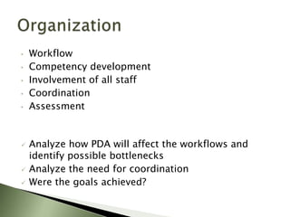 Pda checklist uksg bystrom perols | PPTX
