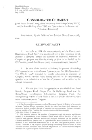 OSG Consolidated Comment | PDF