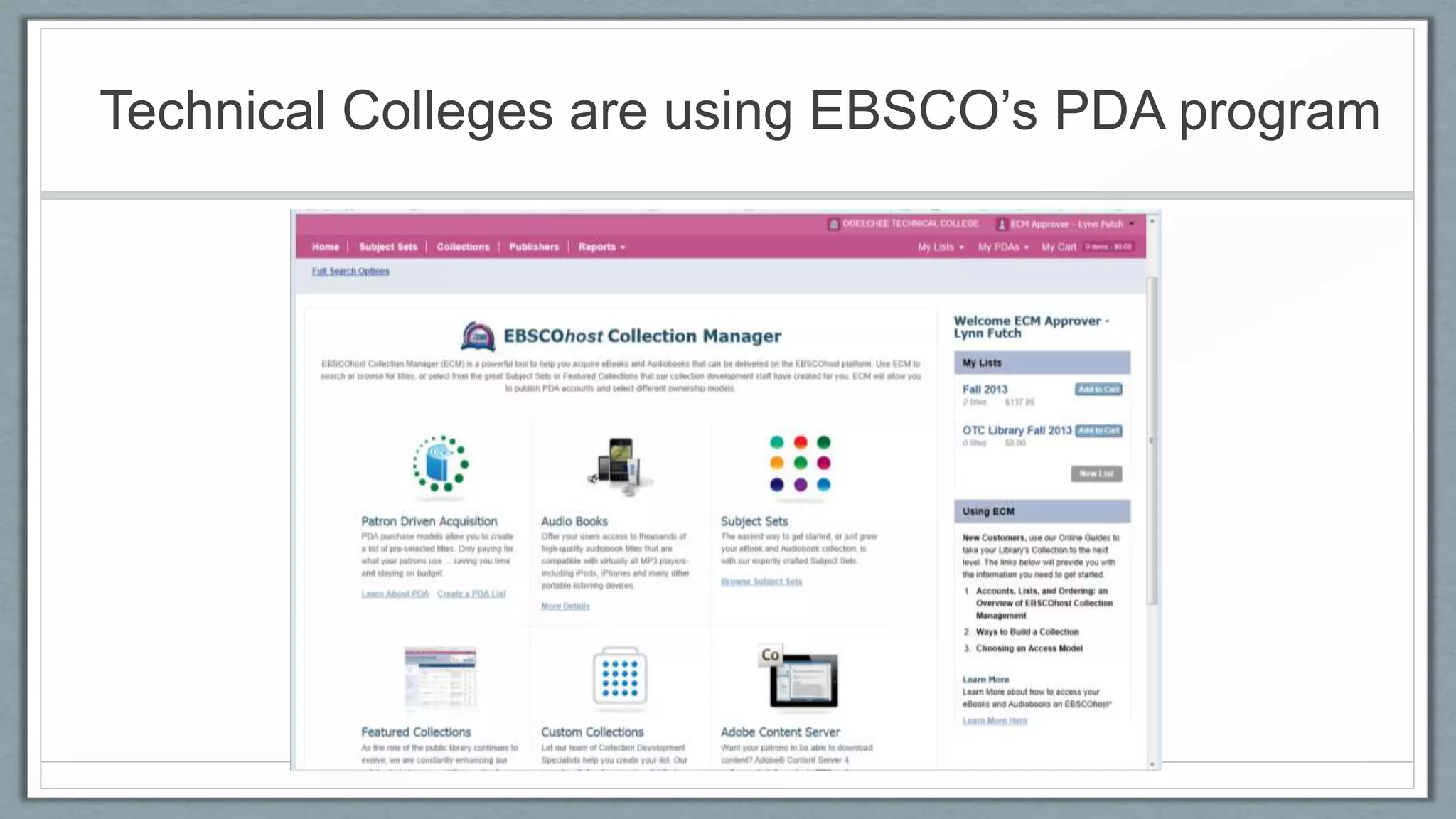 A Learning Curve: Lessons Learned Driving Along the PDA Path | PPT