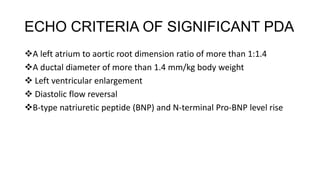 Patent Ductus Arteriosus in Preterm Infants | PPTX