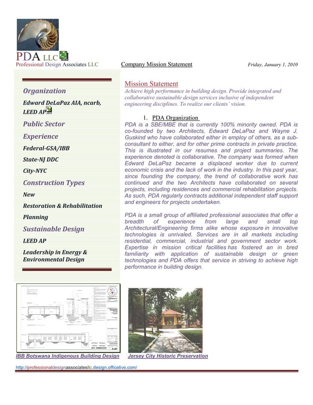 PDA Mission Statement | PDF