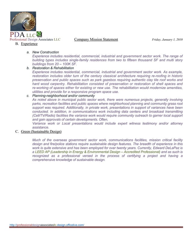 PDA Mission Statement | PDF