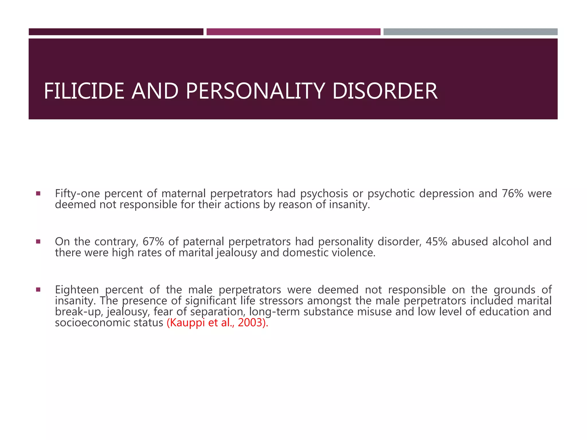 Personality Disorder and Crime | PPT