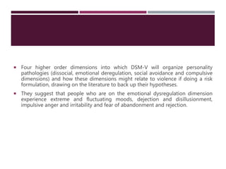 Personality Disorder and Crime | PPT