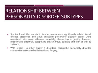 Personality Disorder and Crime | PPTX