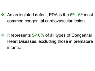 Pda Part 2 Epidemiology | PPT