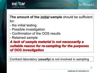 Handling OOS results | PPT