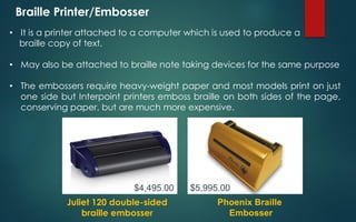 ASSISTIVE TECHNOLOGY FOR STUDENTS WITH VISUAL IMPAIRMENT ANDAUTISTIC ...