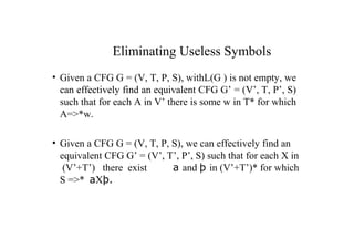 Pda to cfg h2 | PPT | Programming Languages | Computing