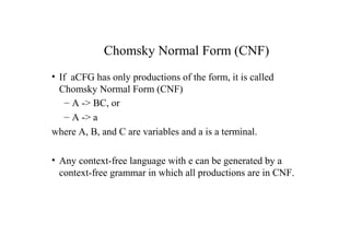 Pda to cfg h2 | PPT | Programming Languages | Computing