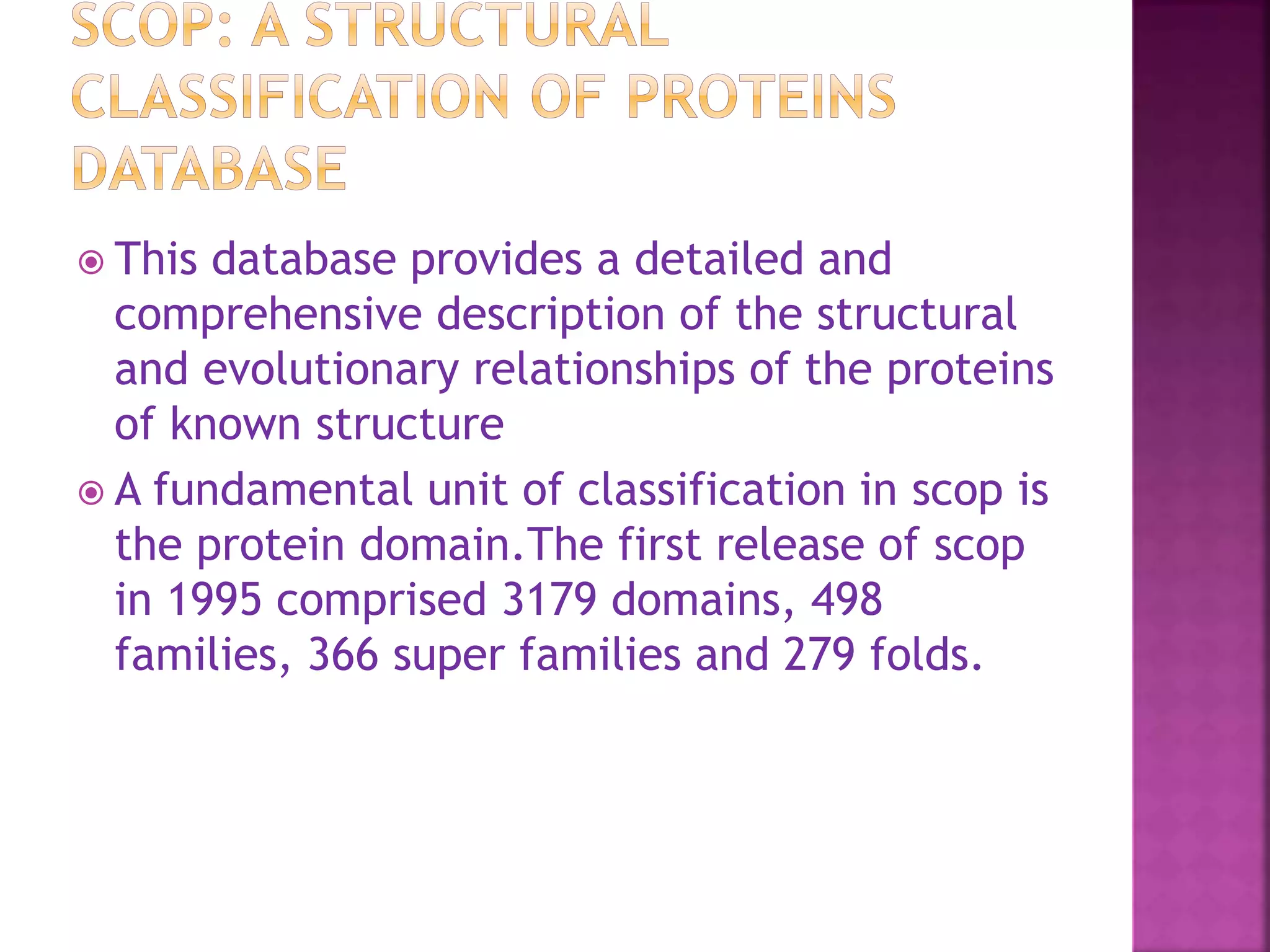 PROTEIN DATABASE | PPTX