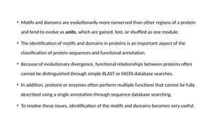 Protein motif pdf this is very useful for students | PPTX