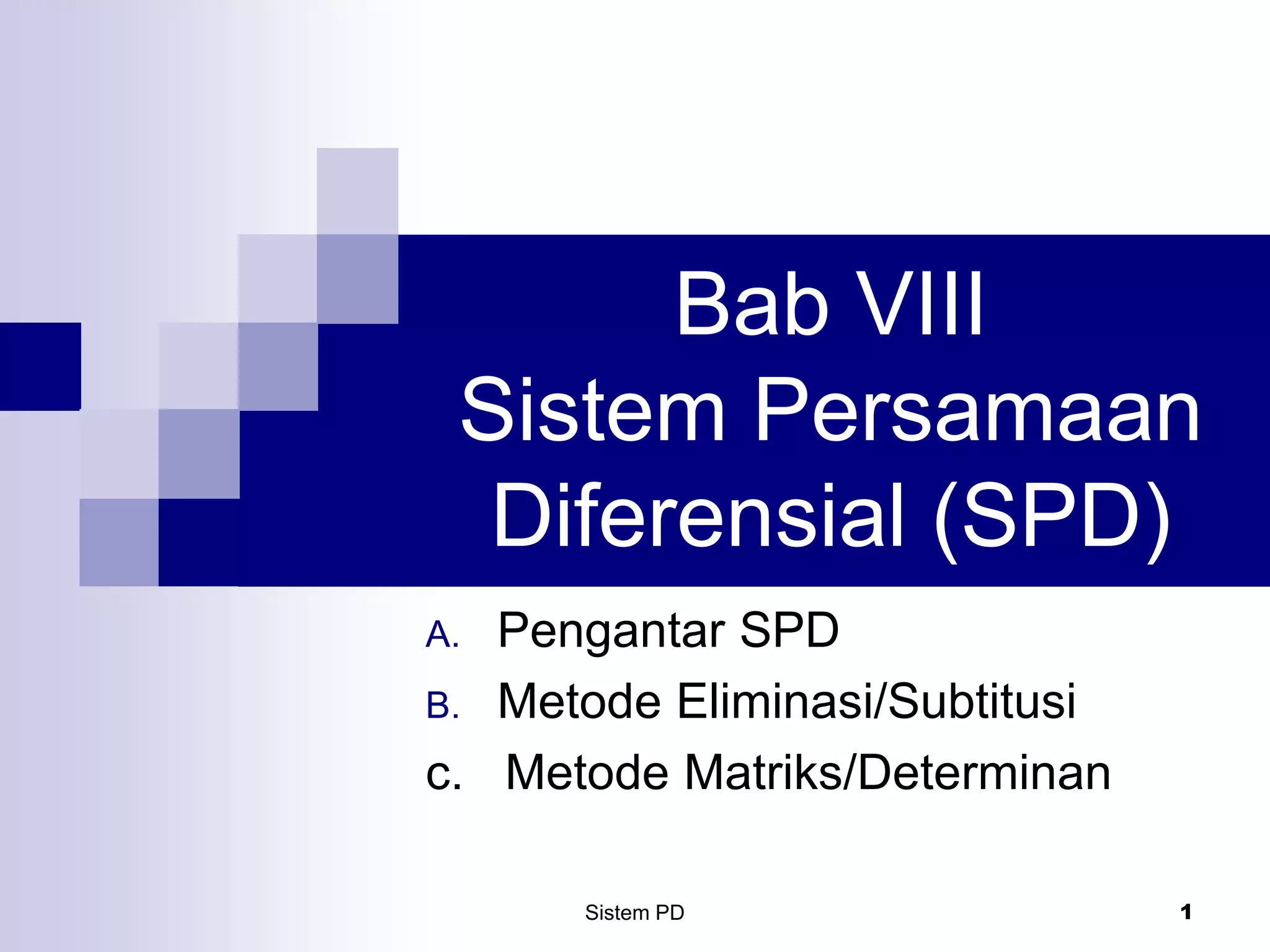 PD BAB VIII A Penyelesaian SPD (1).ppt