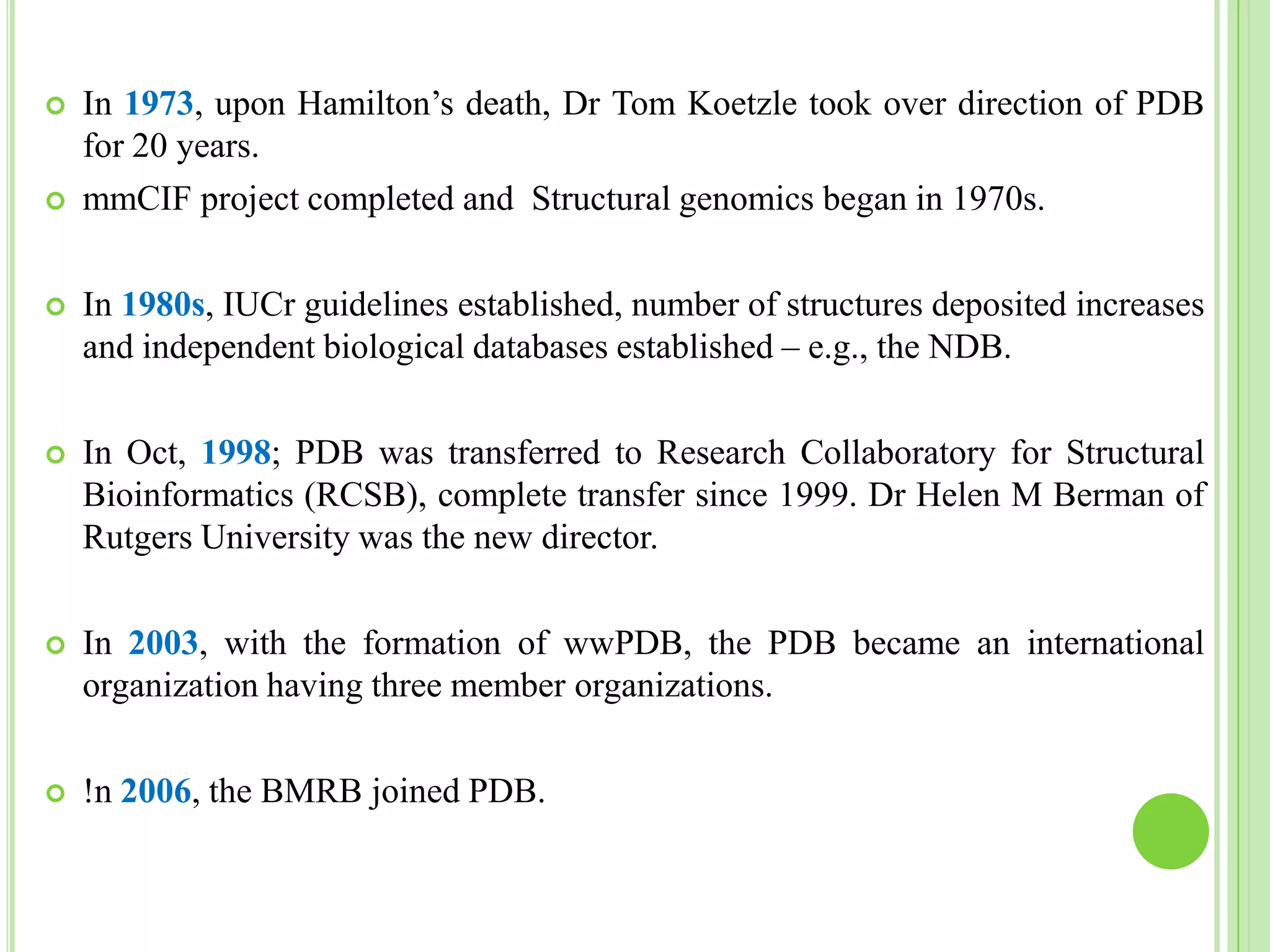 protein data bank | PPTX