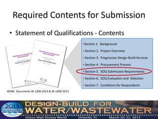 Developing Procurement Documents for Progressive Design-Build Projects ...