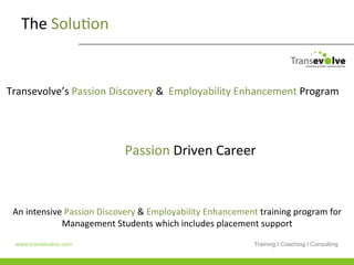 Passion Driven Career | PPT