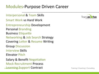 Passion Driven Career | PPT