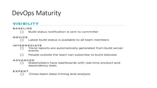 Enabling DevOps for enterprise | PPT