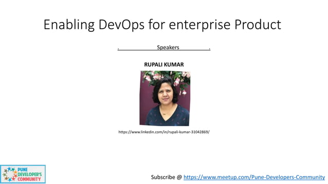 Enabling DevOps for enterprise | PPT