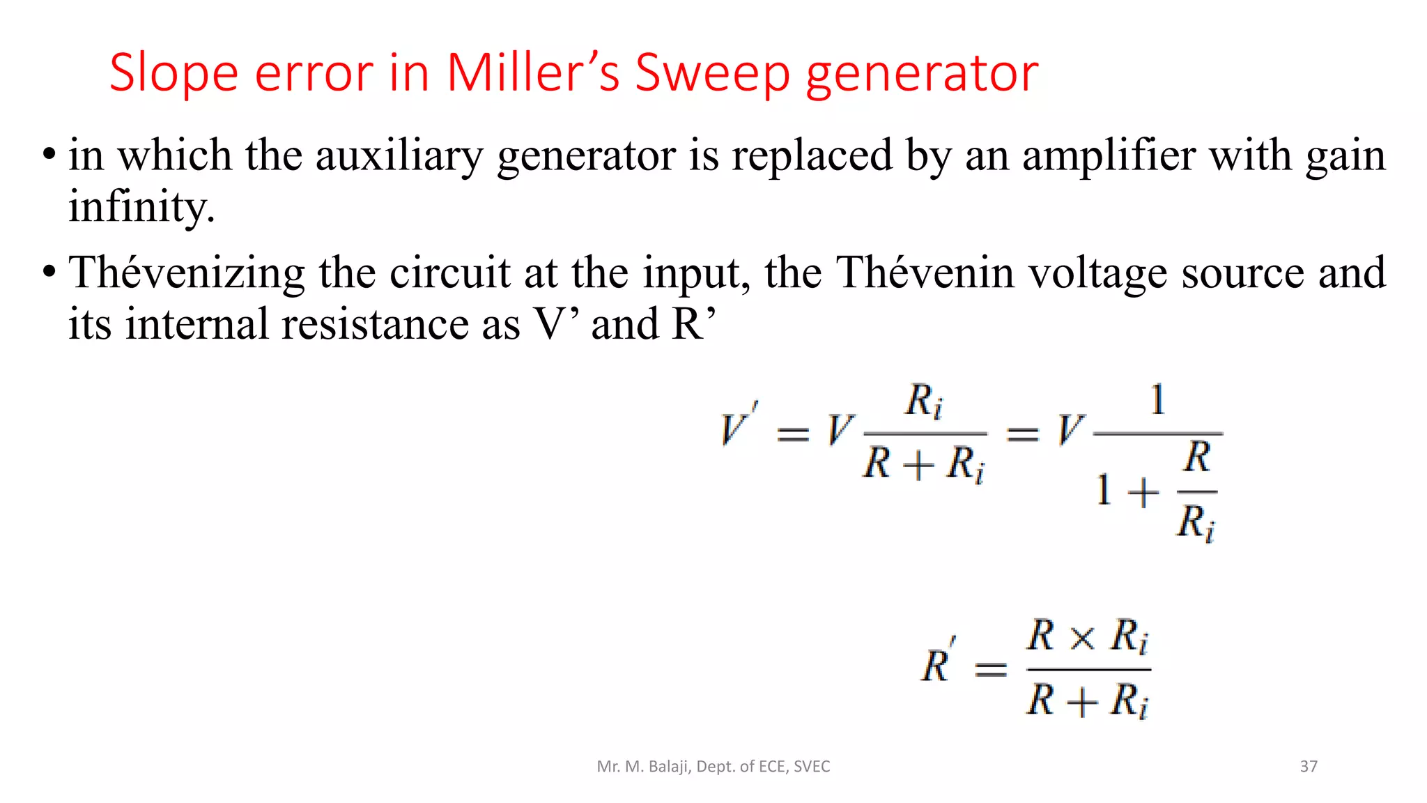 Time base Generators (part-1) | PDF | Consumer Electronics | Technology ...