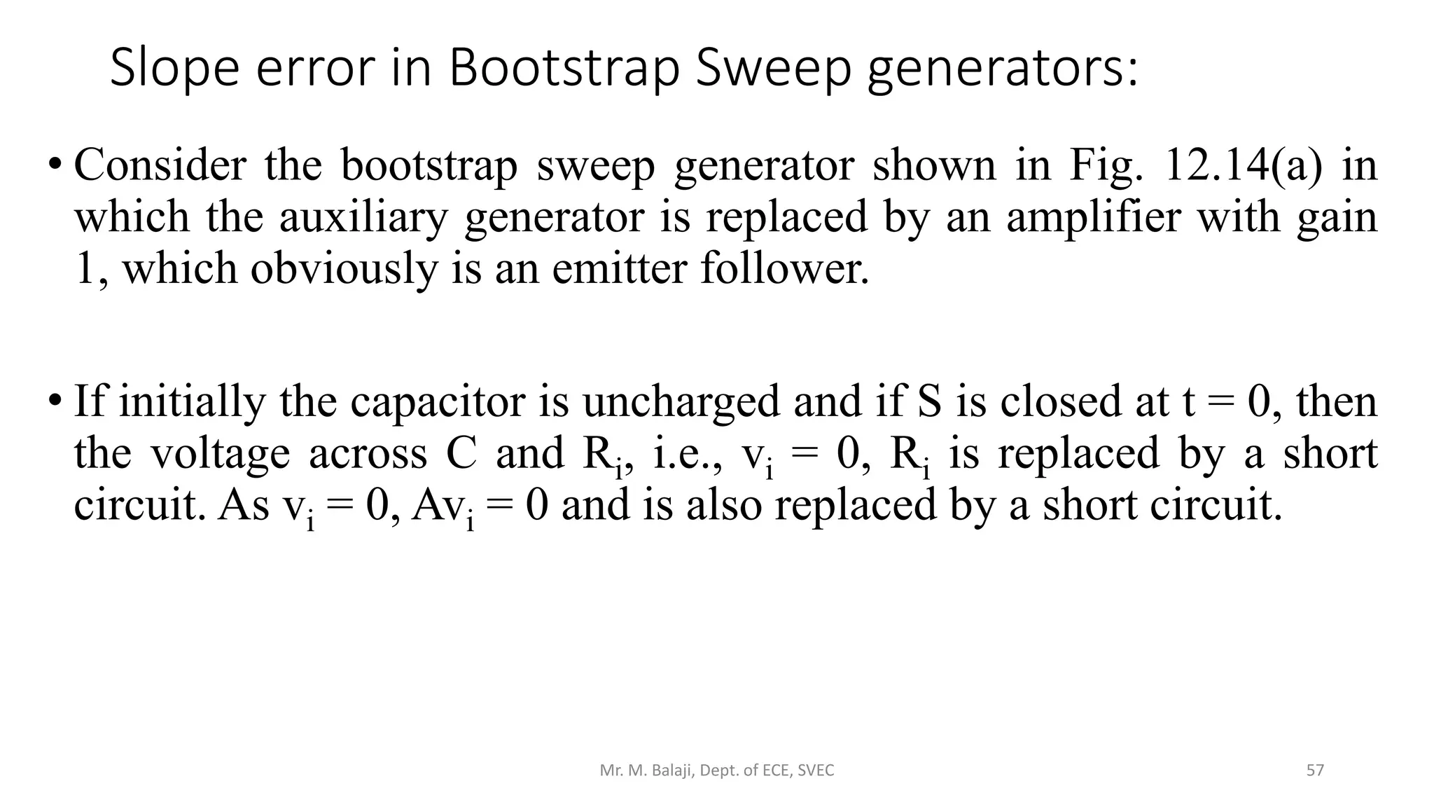 Time base Generators (part-1) | PDF