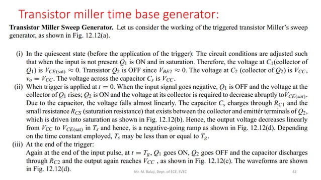 Time base Generators (part-1) | PDF | Consumer Electronics | Technology ...