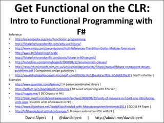Get Functional on the CLR: Intro to Functional Programming with F# | PDF