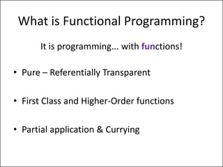Get Functional on the CLR: Intro to Functional Programming with F# | PDF