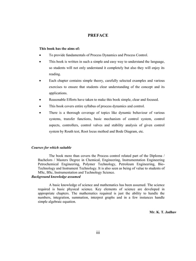 Process Dynamics and Control | PDF | Chemistry | Science