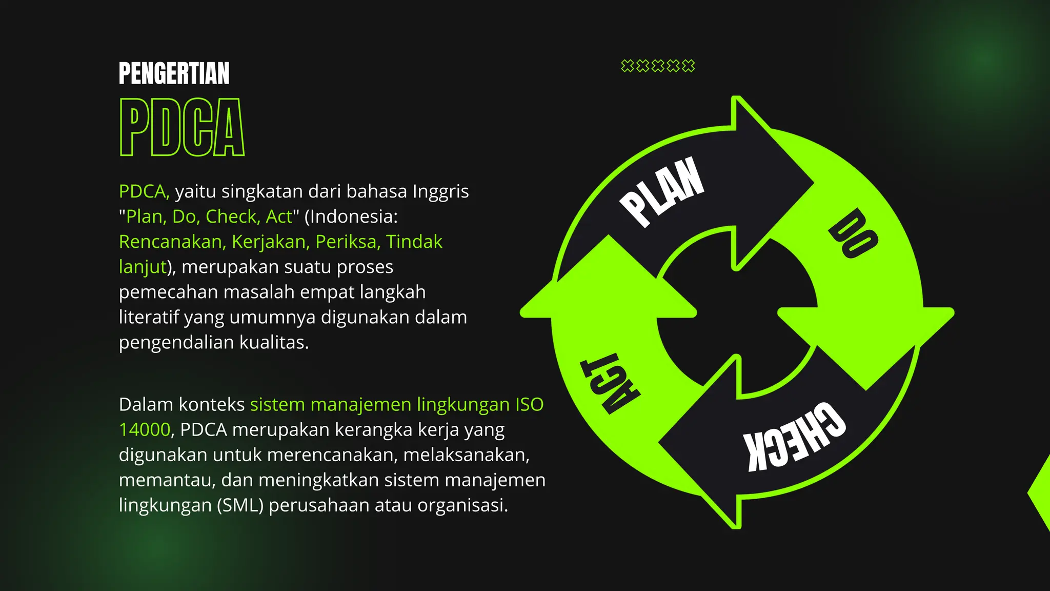 PRINSIP-PRINSIP PDCA (Plan, Do, Check, Act)) | PDF