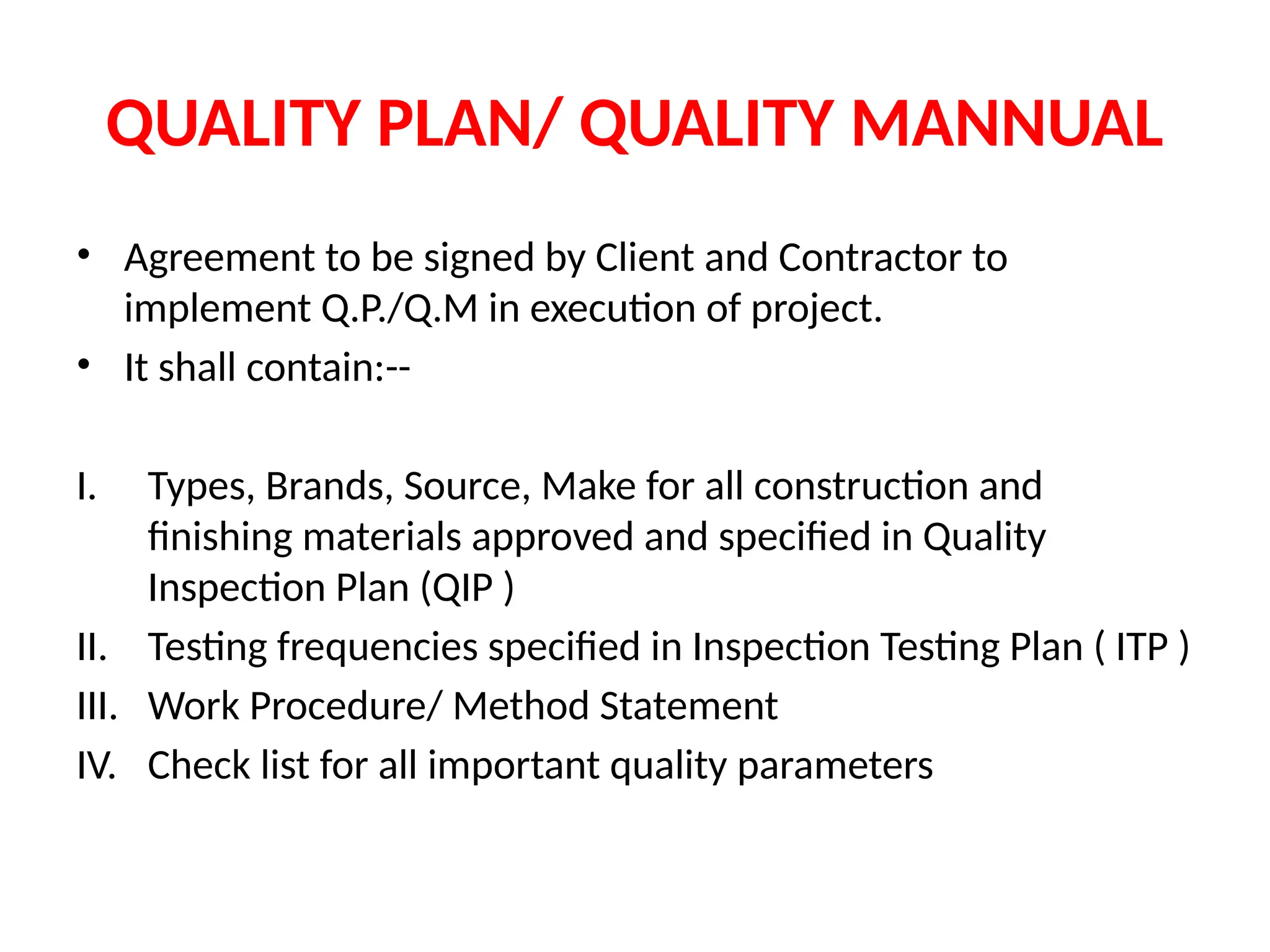 PDCA-QC E-TRAINING.pptx civil work assignment | PPTX