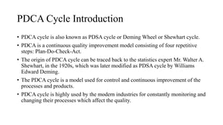 PDCA Cycle | PPTX