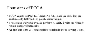 PDCA Cycle | PPTX