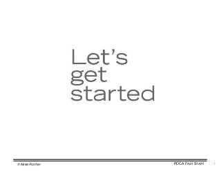 PDCA FAST START | PDF