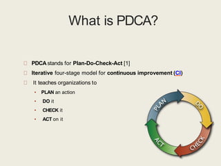 Pdca presentation | PPTX