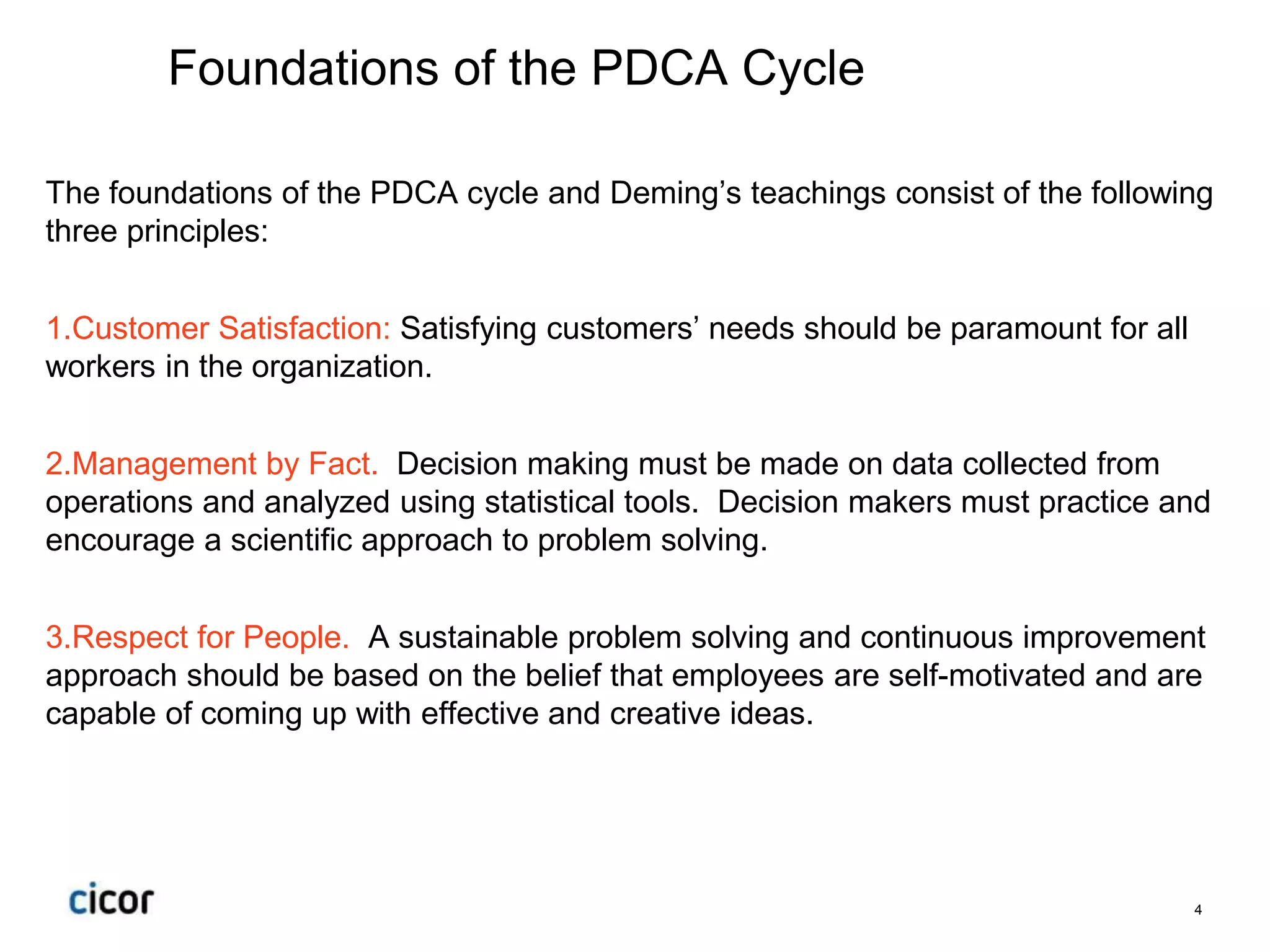 Pdca prob solving & decision making | PPTX