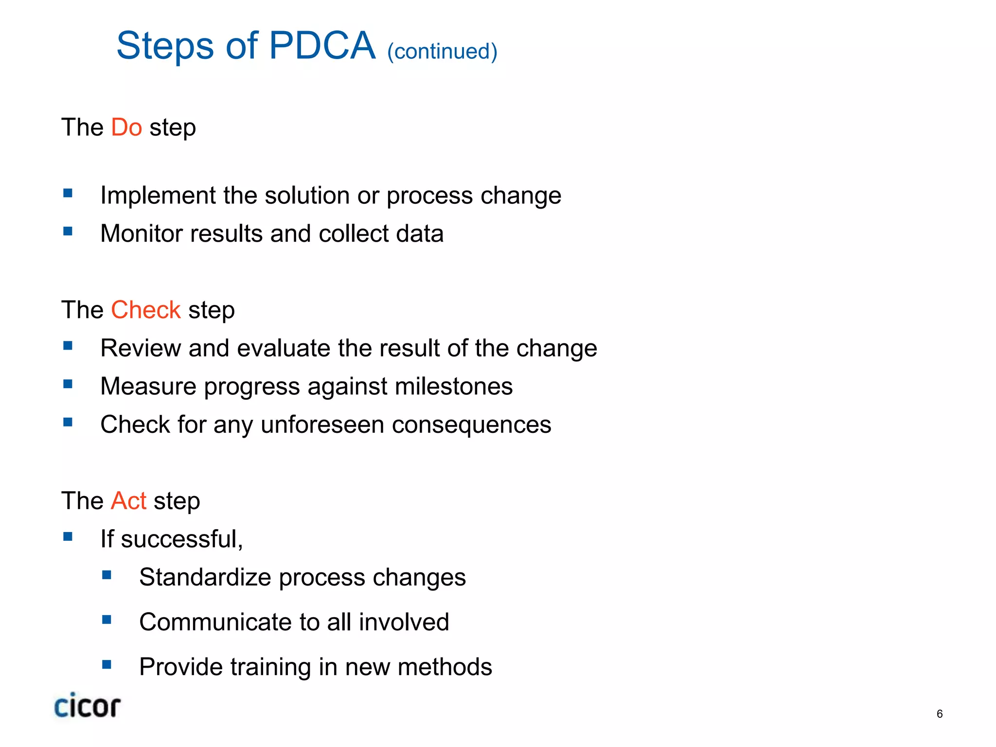 Pdca prob solving & decision making | PPTX