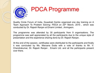 Pdca programme | PPTX
