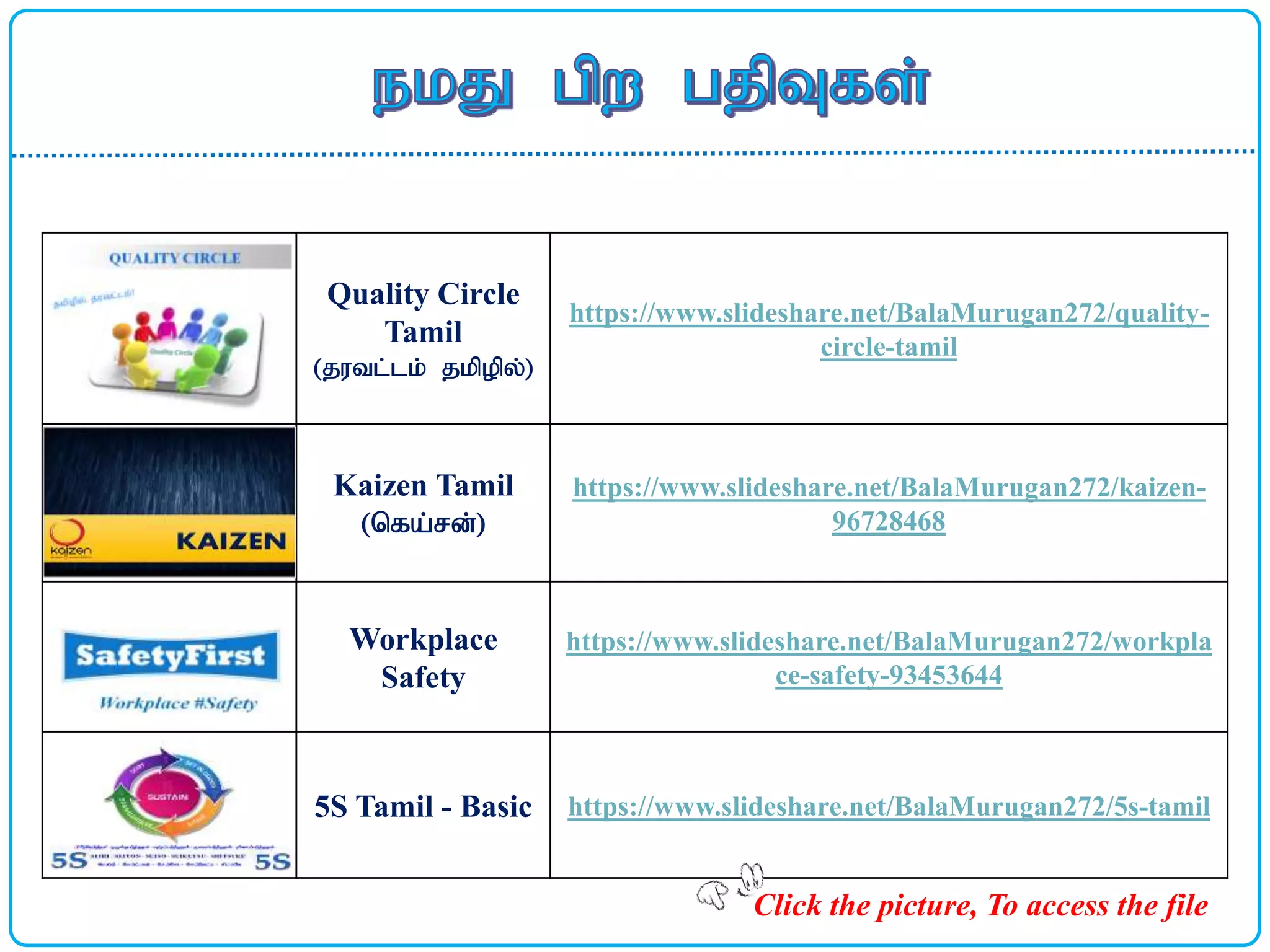 PDCA Tamil - Plan Do Check Act / Deming Wheel | PDF