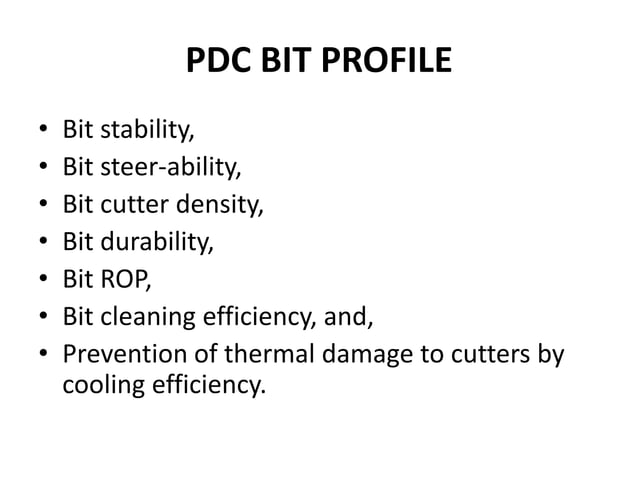 Drilling Bit Introduction and bit Selection (Part 3) | PPT