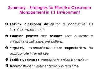 1:1 PLD & Classroom Management | PPT