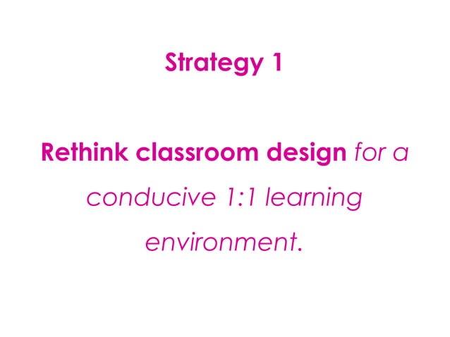 1:1 PLD & Classroom Management | PPT