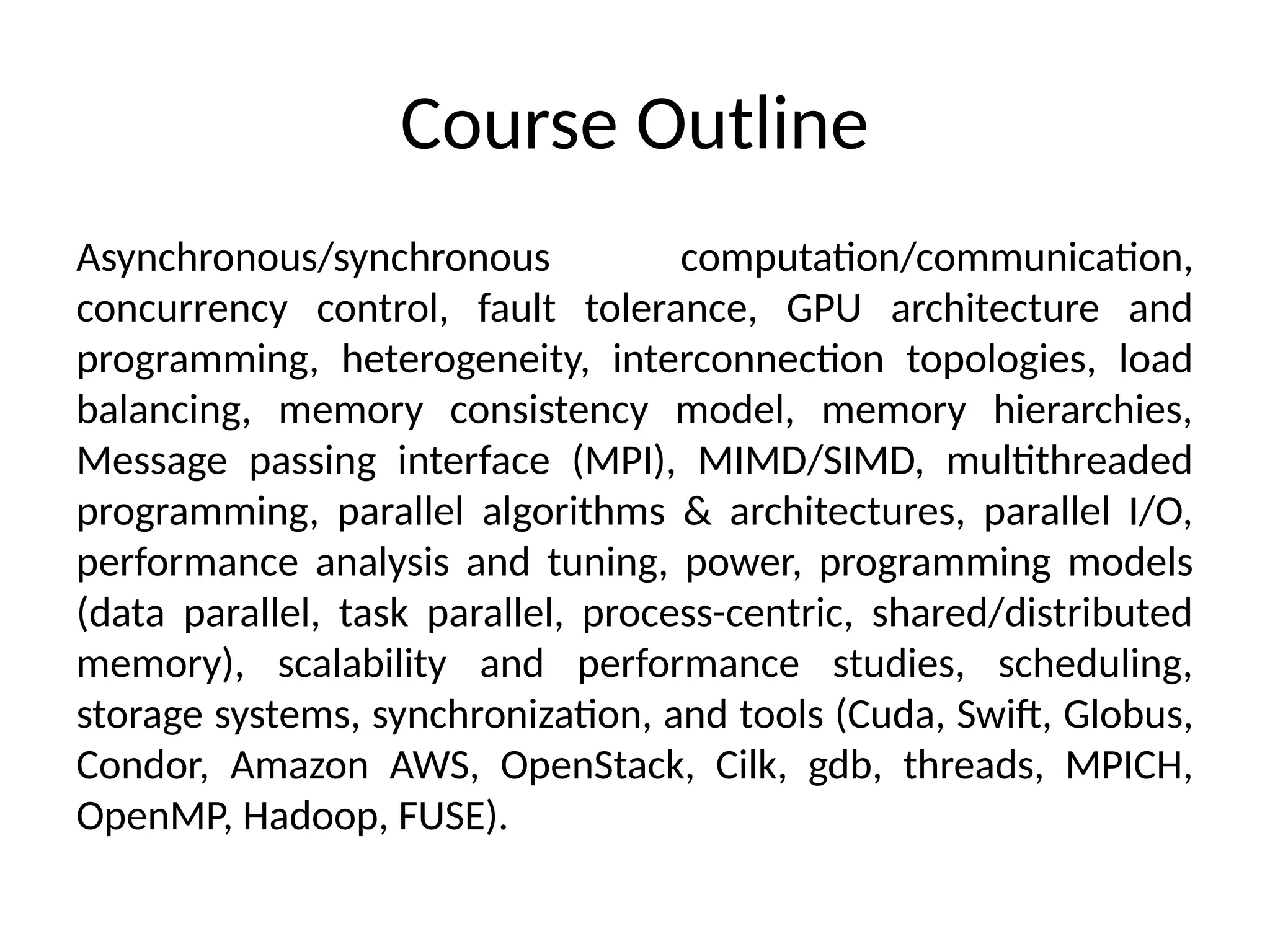 Parrel distributor computing Lecture .pptx