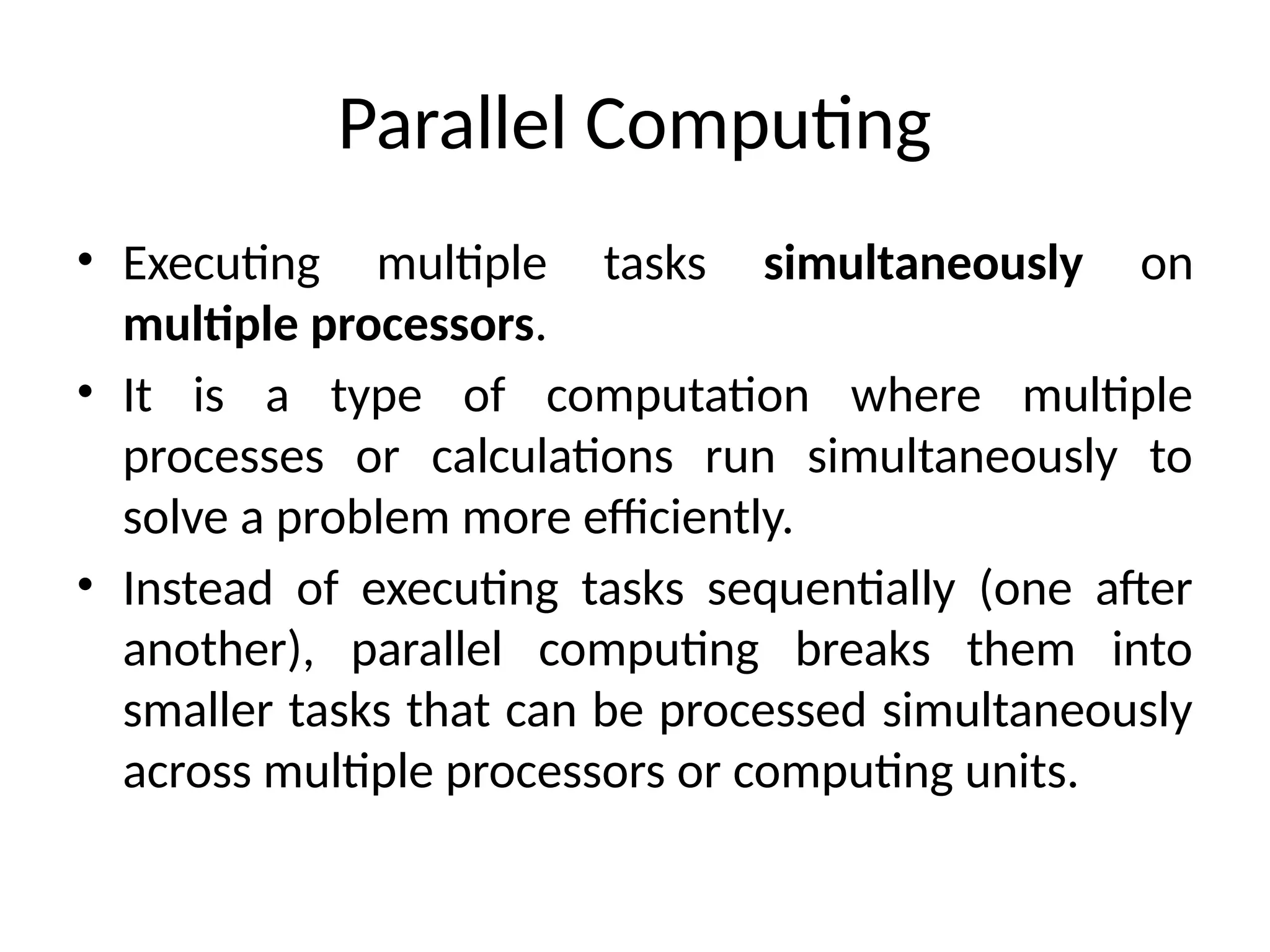 Parrel distributor computing Lecture .pptx