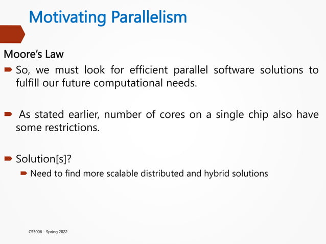 Parallel Disrtibuted Computinglecturenumber Four 1pptx Computing 2298
