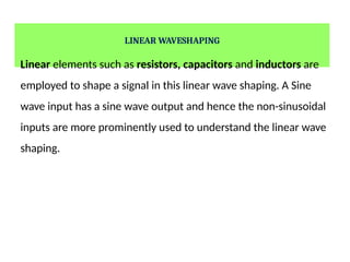 pulse and digital circuits file dadadesd | PPTX