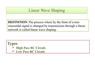 pulse and digital circuits file dadadesd | PPTX