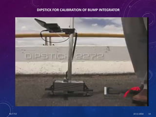 GUIDELINES FOR THE SURFACE EVENNESS OF HIGHWAY PAVEMENTS | PPTX