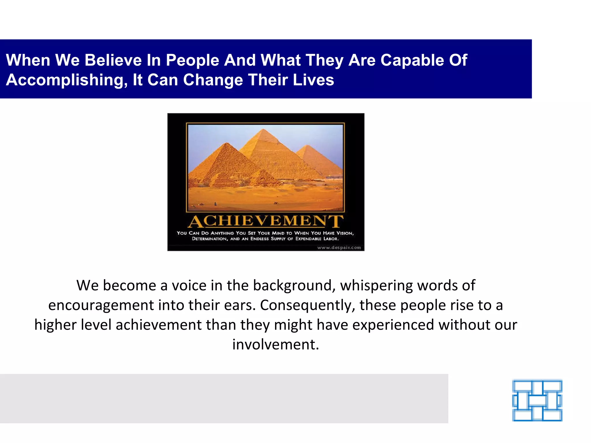 The Importance of Encouragement | PPT