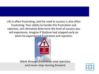 Frustration, Rejection, Sylvester Stallone and Rocky | PPT